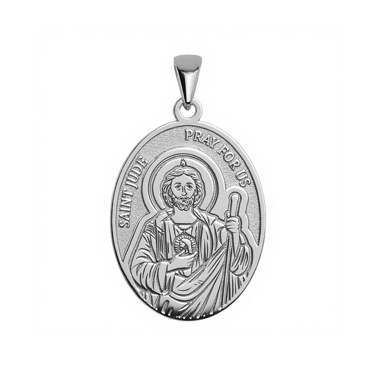 Saint Jude Icon Oval Religious Medal – Stakora