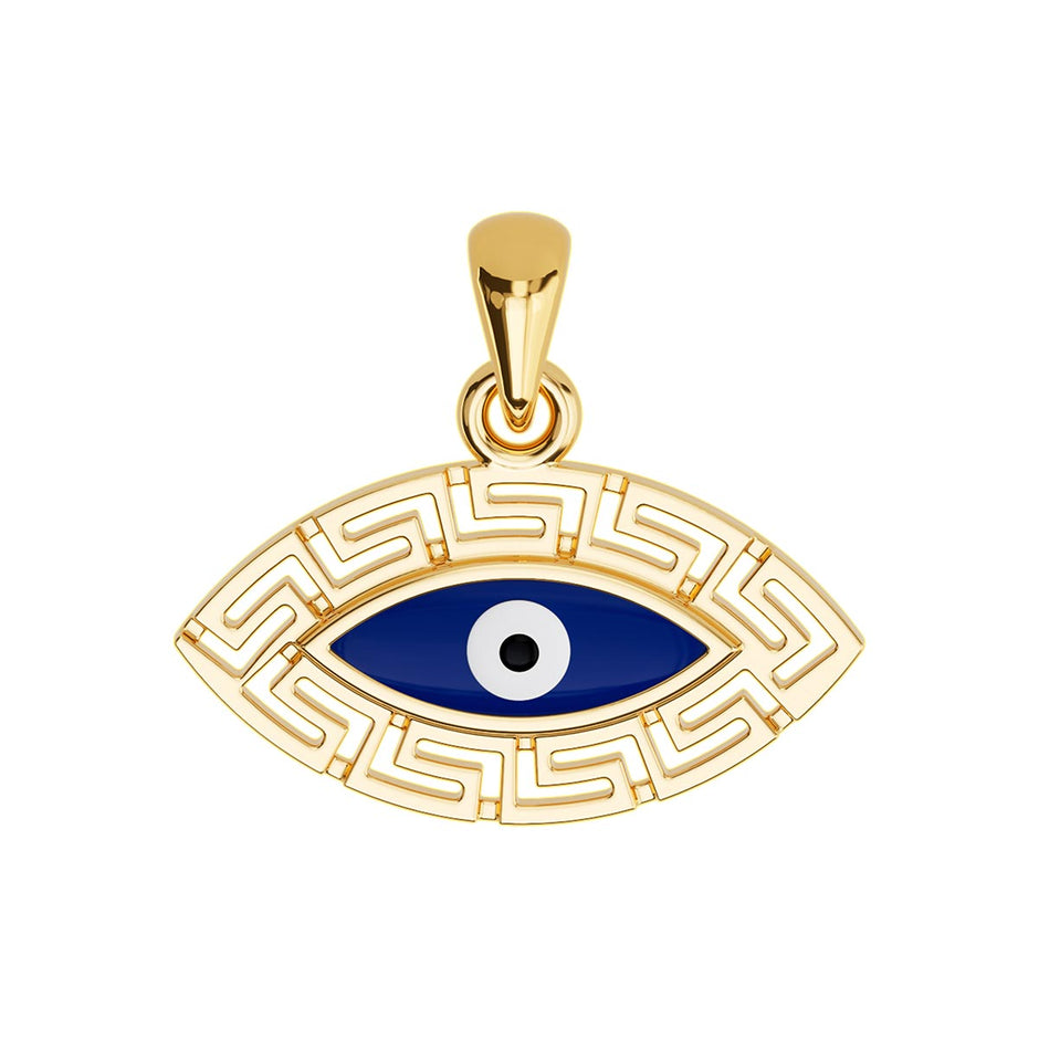 Greek Key Evil Eye Jewelry – Stakora