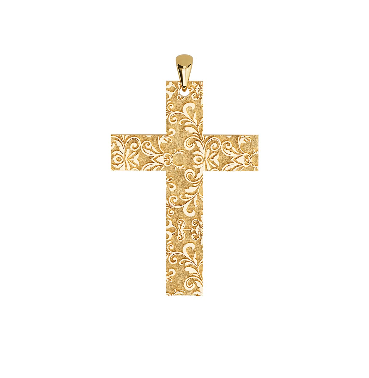 Classic Floral Pattern Cross – Stakora