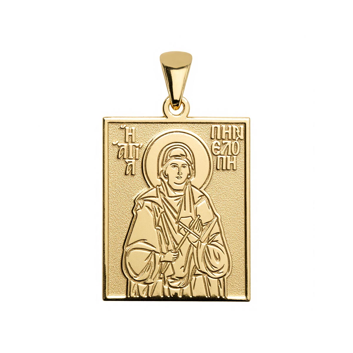 Saint Penelope Greek Orthodox Icon Tag Medal – Stakora