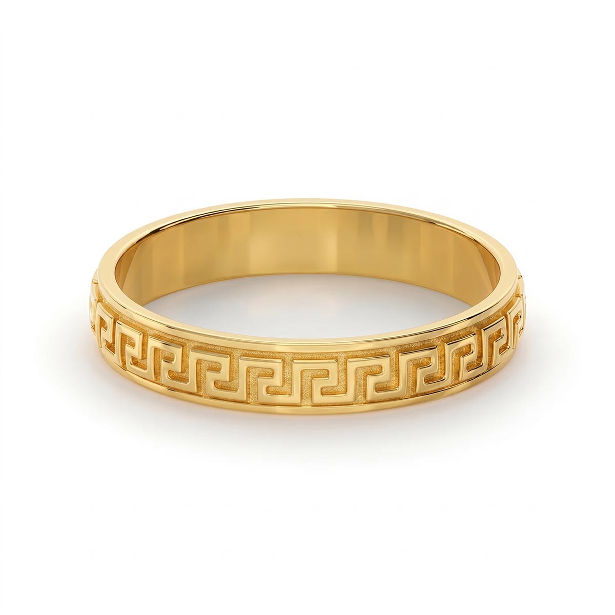 Men's Greek Key 4mm Ring – Stakora