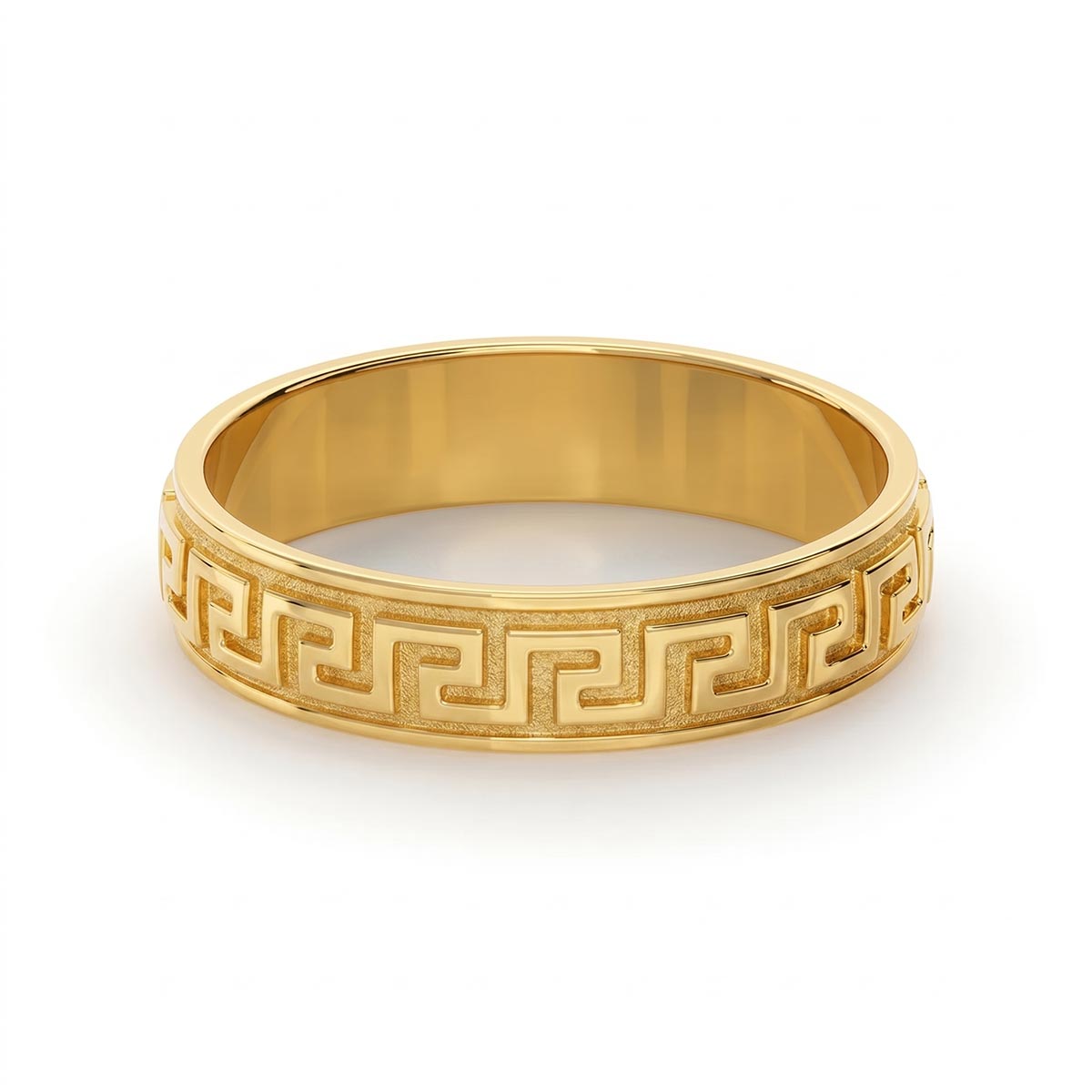 Men's Greek Key 5mm Ring – Stakora
