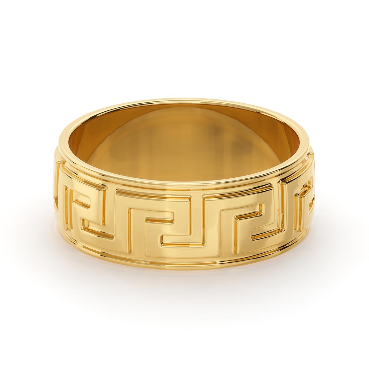 Men's Greek Key 8mm Ring – Stakora